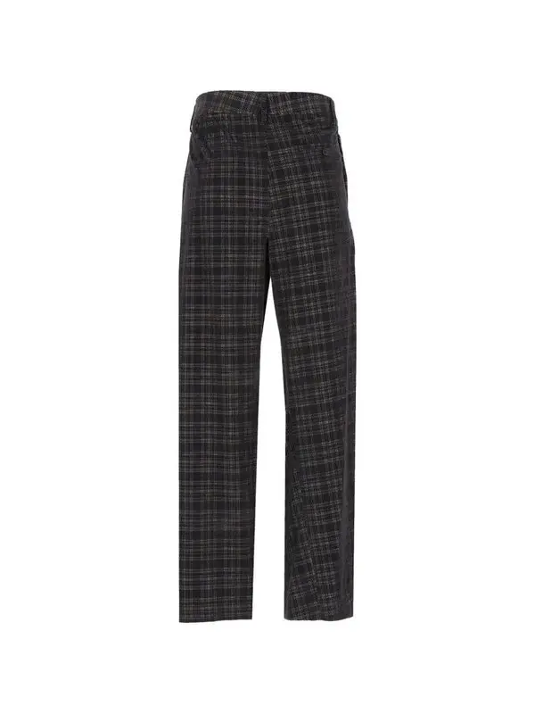 VIVIENNE WESTWOOD Drunken Cotton Pants - Gray