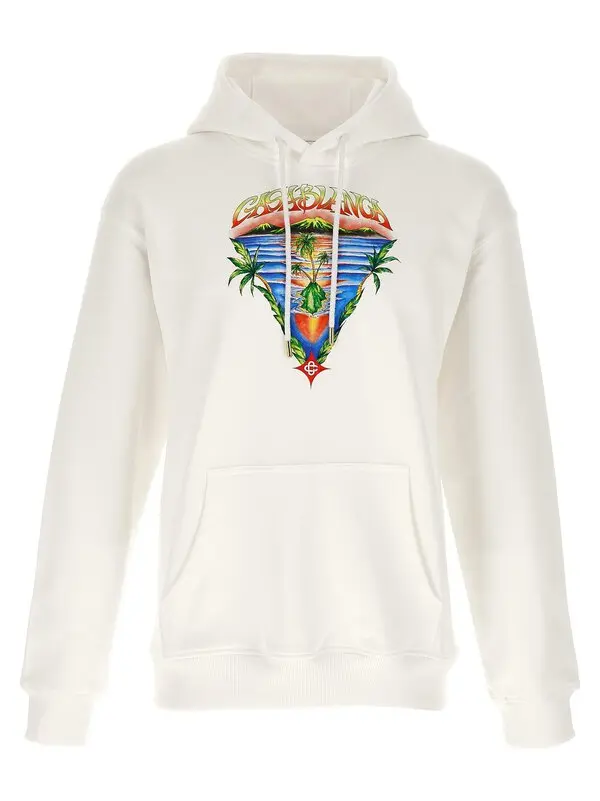 Casablanca Innocence Triangle' Hoodie - White