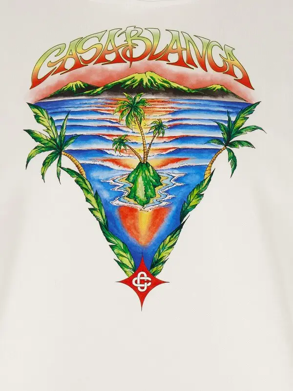 Casablanca Innocence Triangle' Hoodie - White