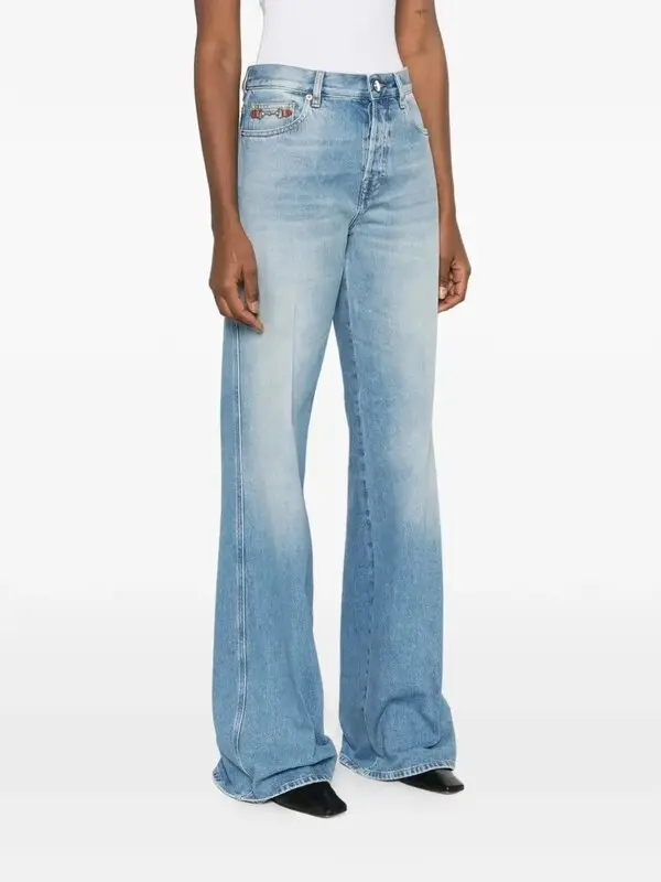 Gucci Mid Rise Flare Pants