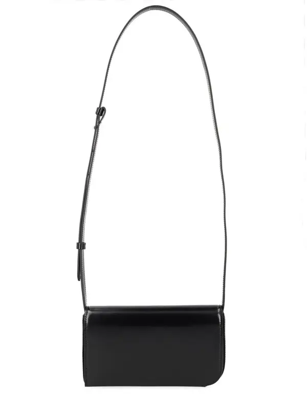 Jacquemus Leather Curve Bag - Black