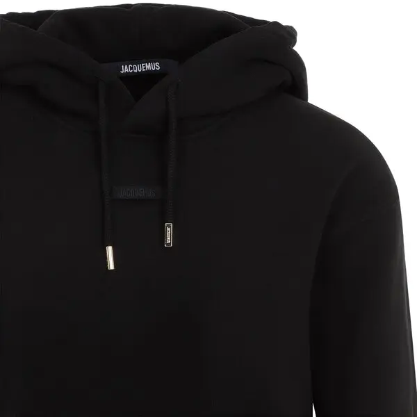 Jacquemus Le Hoodie Gros Grain - Black