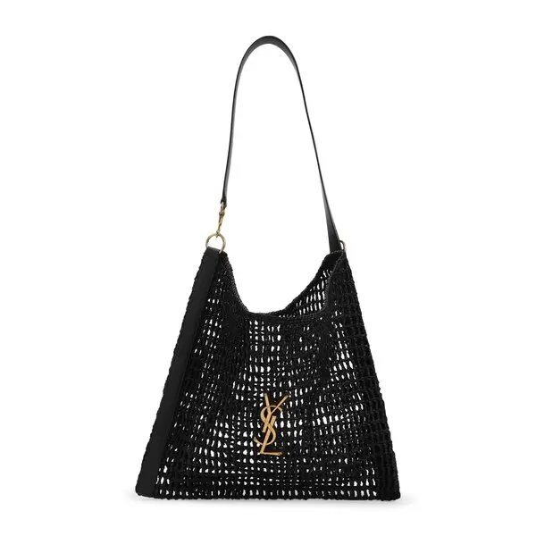 Saint Laurent Raffia Shoulder Bag