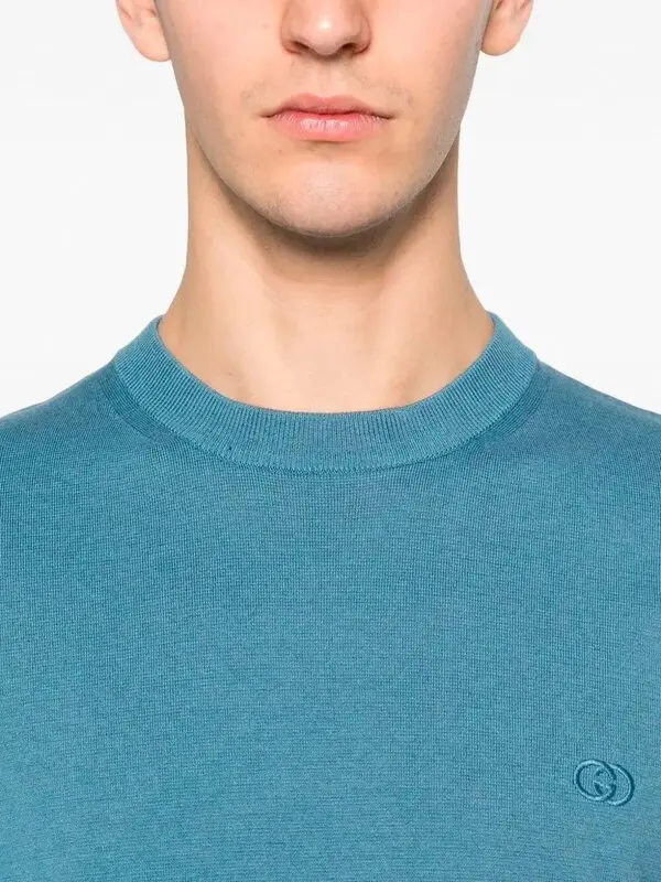 Gucci Short Sleeve Crew-neck Sweater