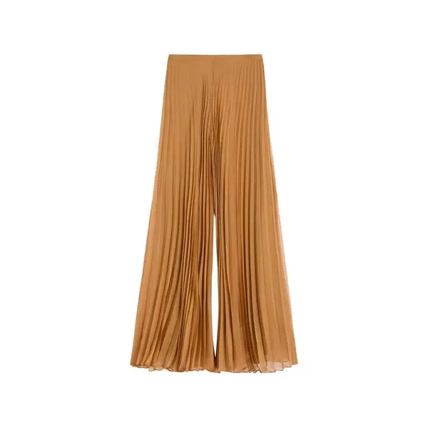 Max Mara Trousers Palazzo Pants - Brown