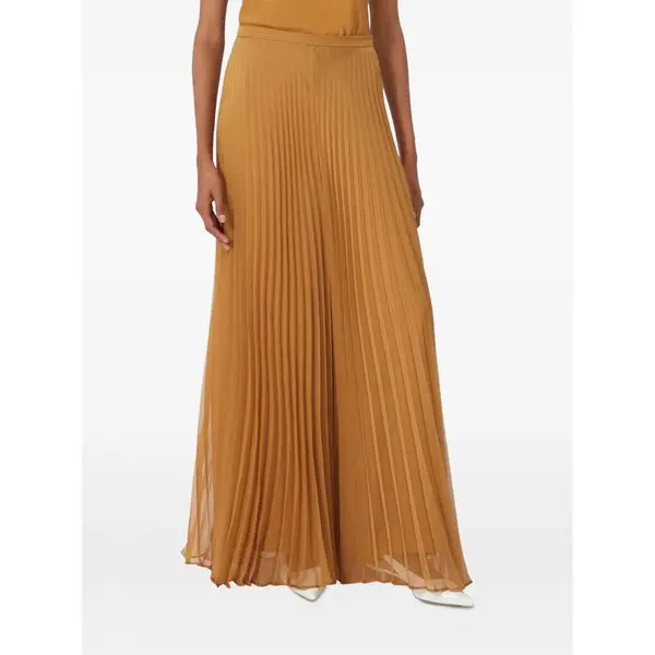 Max Mara Trousers Palazzo Pants - Brown