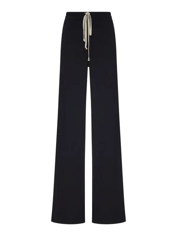 Rick Owens Drawstring Bias Pants With Drawstring