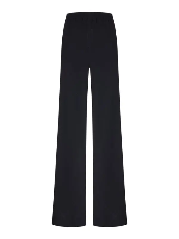 Rick Owens Drawstring Bias Pants With Drawstring