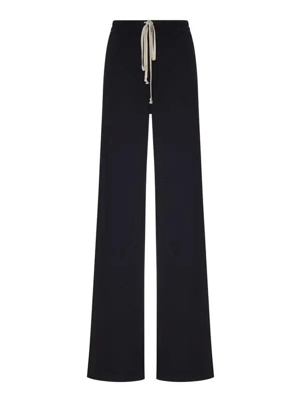 Rick Owens Drawstring Bias Pants With Drawstring - Black