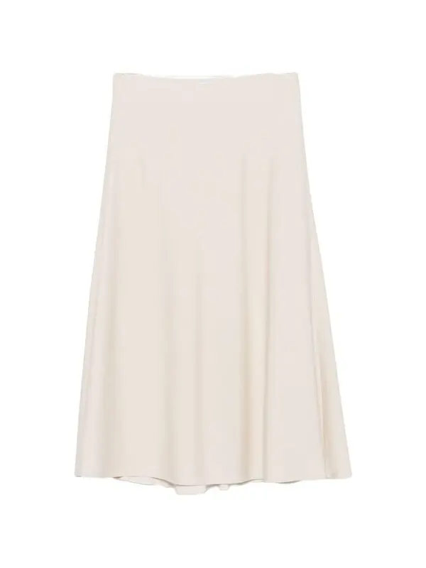 Brunello Cucinelli Wool Blend Midi Skirt - Multicolor