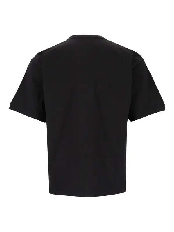 Versace Regular-fit Cotton Jersey T-shirt With Print - Black