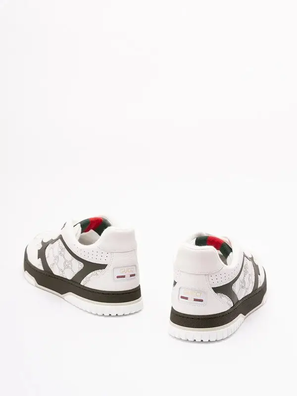 Gucci Re-web Calf Leather Sneakers - Multicolor