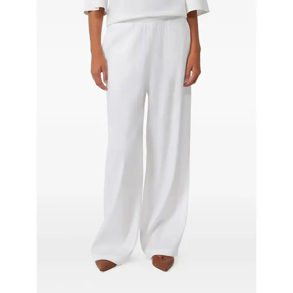 Max Mara Trousers Palazzo Pants - White