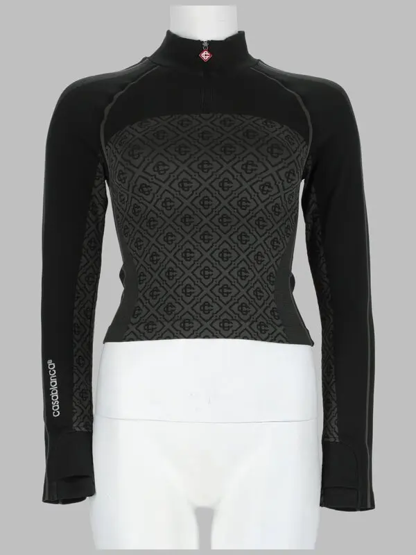 Casablanca Top Monogram Senza Cuciture