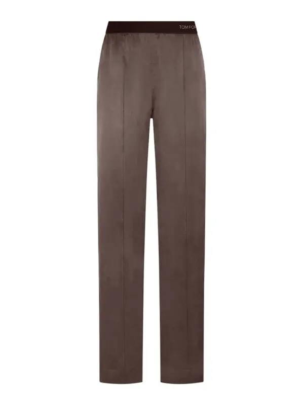 TOM FORD Peach-feel Silk Satin Pj Pants