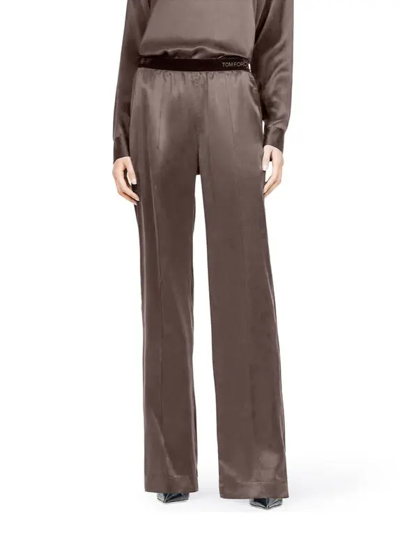 TOM FORD Peach-feel Silk Satin Pj Pants