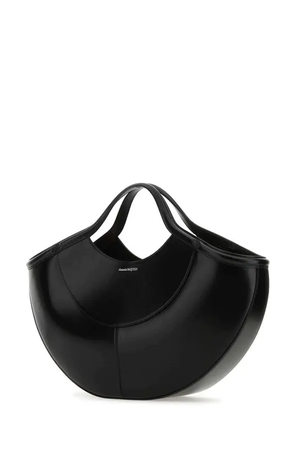 Alexander McQueen Leather The Cove Shopping Bag