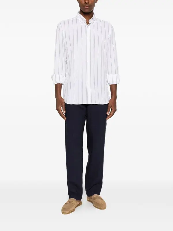 Brioni Striped Cotton Shirt - Multicolor