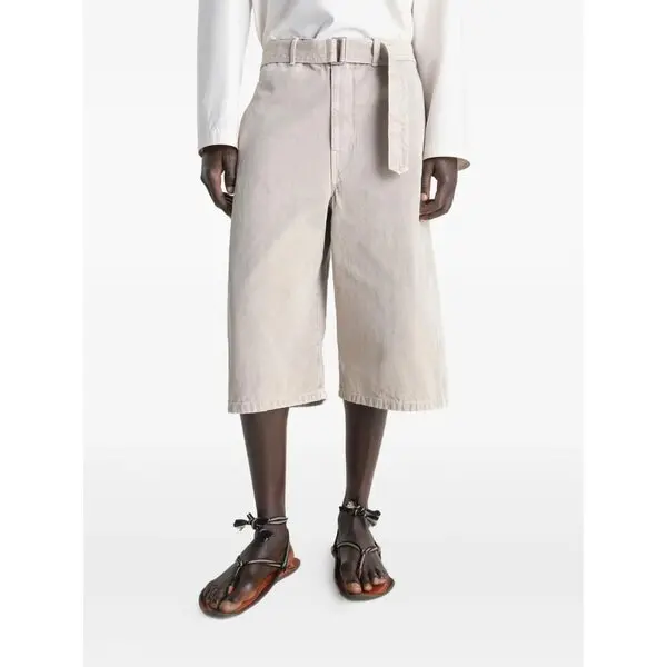 LEMAIRE Neutrals Shorts Denim Shorts - Cream