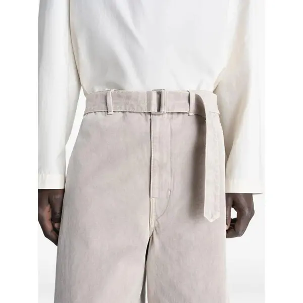 LEMAIRE Neutrals Shorts Denim Shorts - Cream