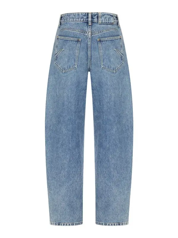 Alaïa Round Cotton Jeans
