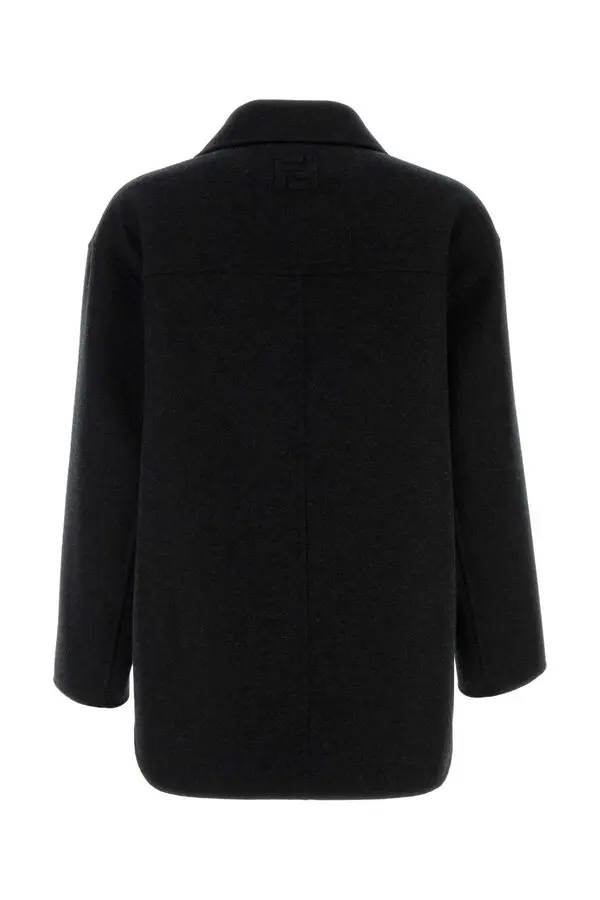 Fendi Flannel Blazer - Black