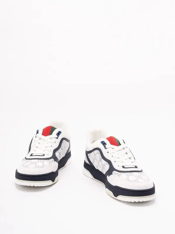 Gucci Re-web Calf Leather Sneakers - Multicolor