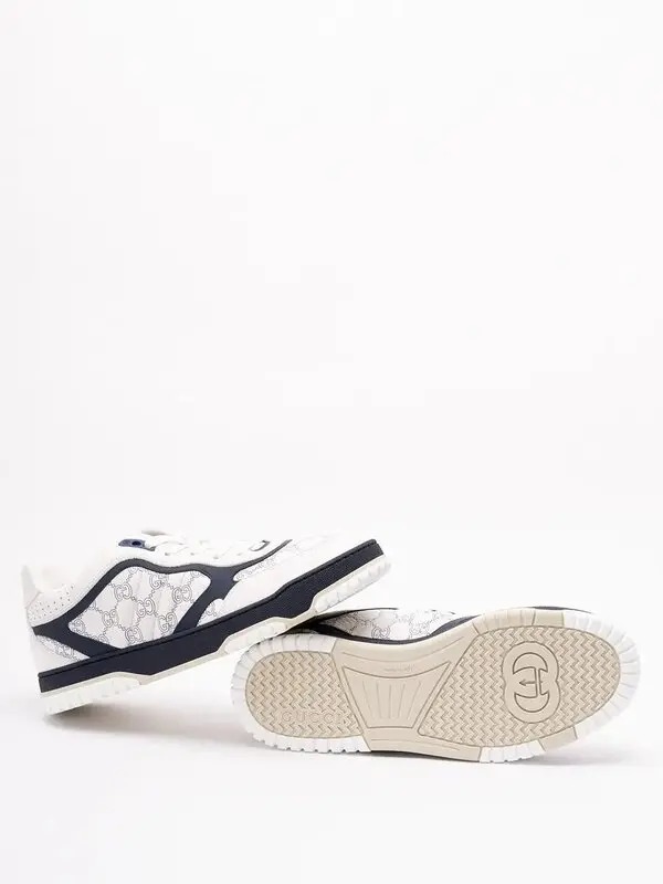 Gucci Re-web Calf Leather Sneakers - Multicolor