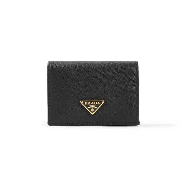 Prada Saffiano Wallet - Black