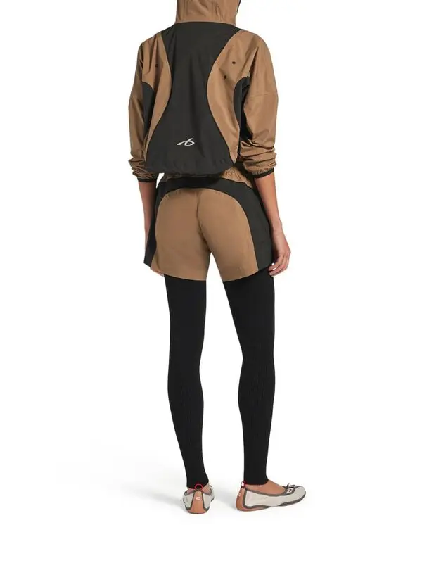 Balenciaga Techwear Cropped Jacket - Brown