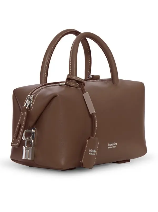 Max Mara Small Natural Leather Top Handle