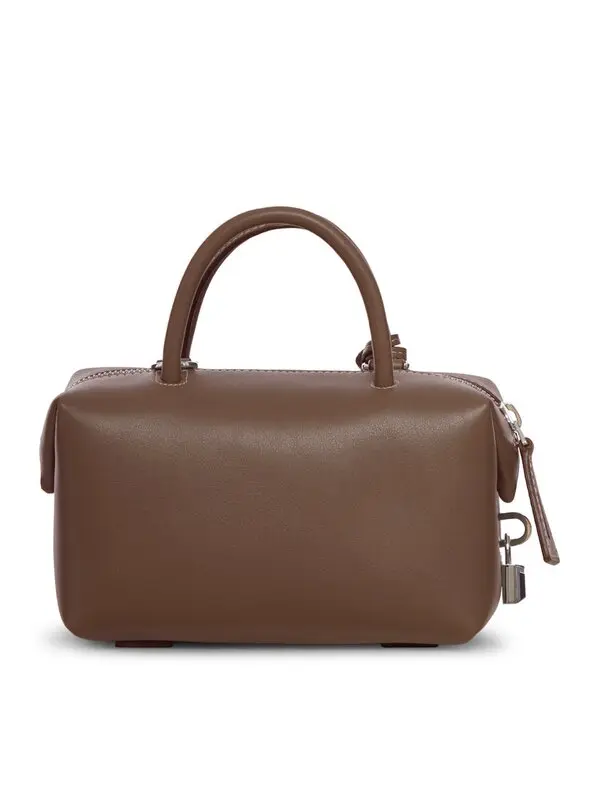 Max Mara Small Natural Leather Top Handle