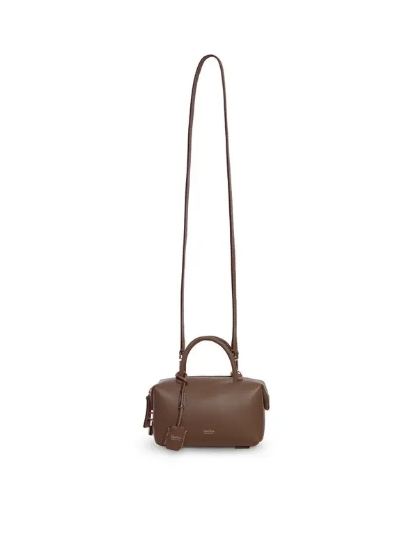 Max Mara Small Natural Leather Top Handle