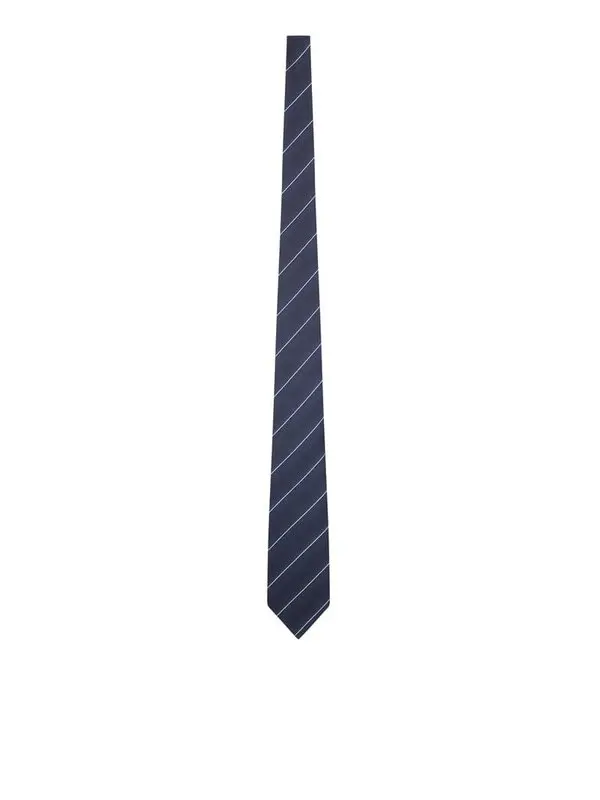 TOM FORD Silk Tie With Geometric Pattern