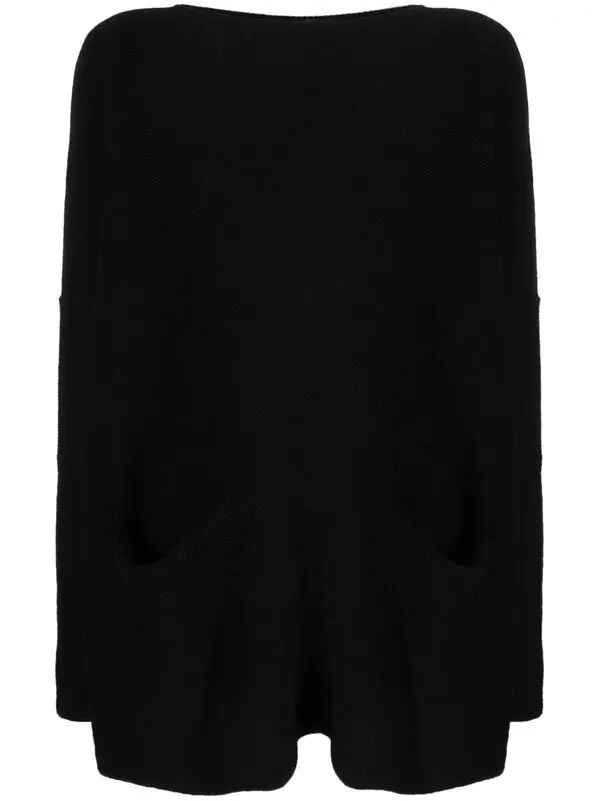 DANIELA GREGIS Cotton Boat-neck Sweater - Multicolor