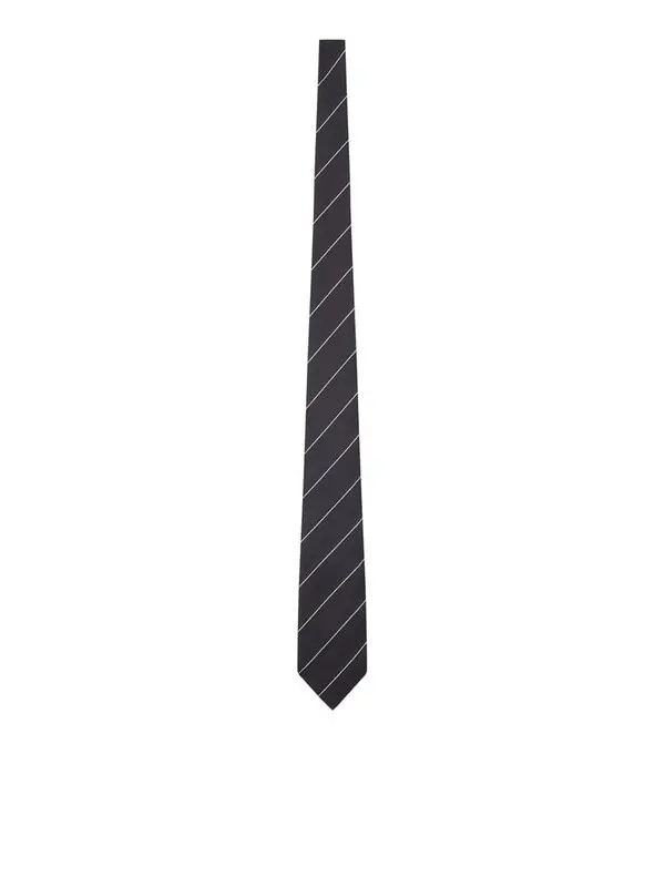 TOM FORD Silk Tie With Geometric Pattern