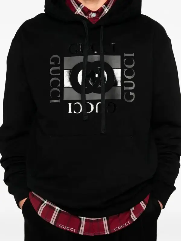 Gucci Cotton Hooded Sweatshirt - Multicolor