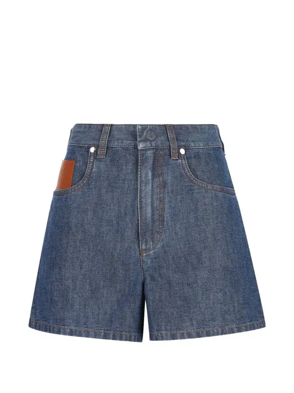 Fendi Denim Shorts - Multicolor