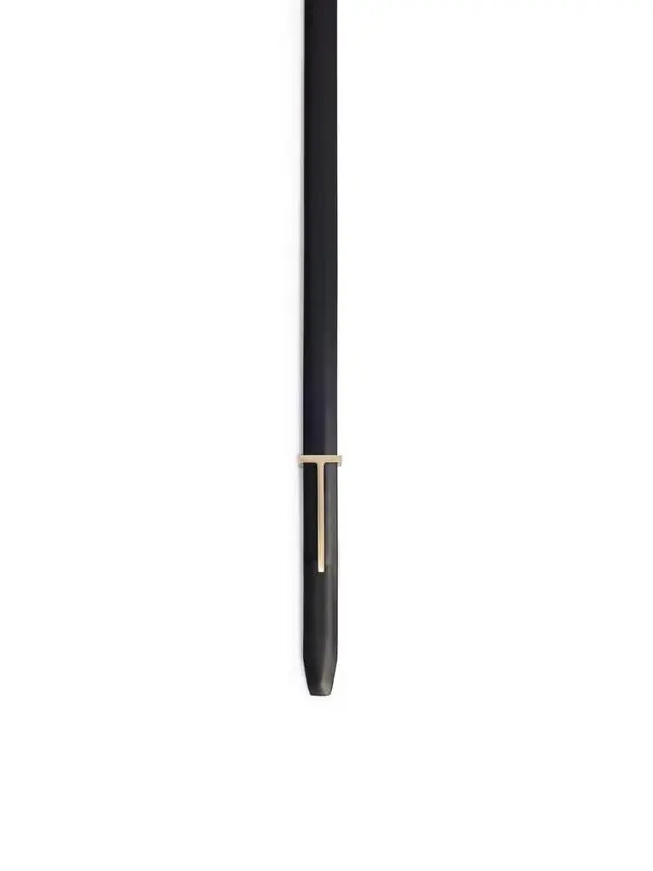 TOM FORD Thin Brushed Leather Belt