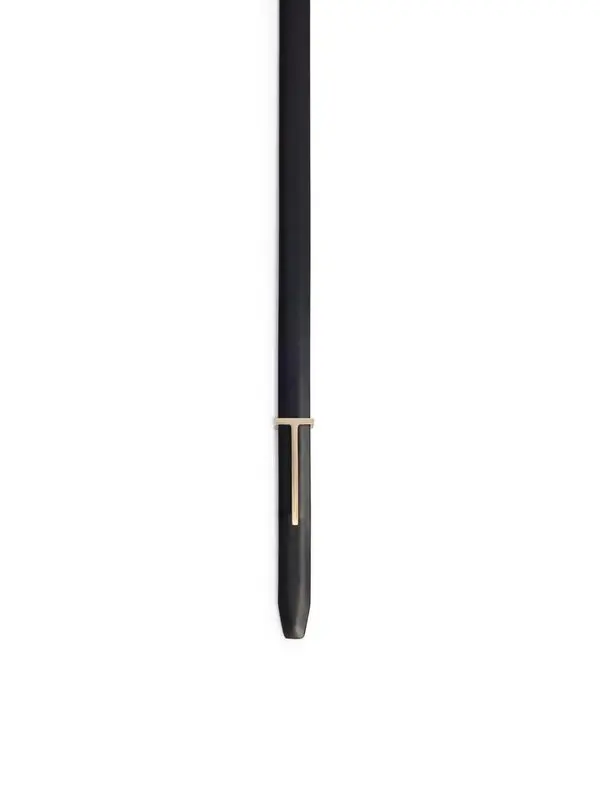 TOM FORD Thin Brushed Leather Belt