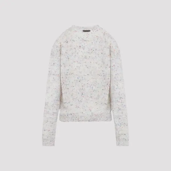 Moschino Bear Intarsia Bouclé Knit Sweater - Multicolor