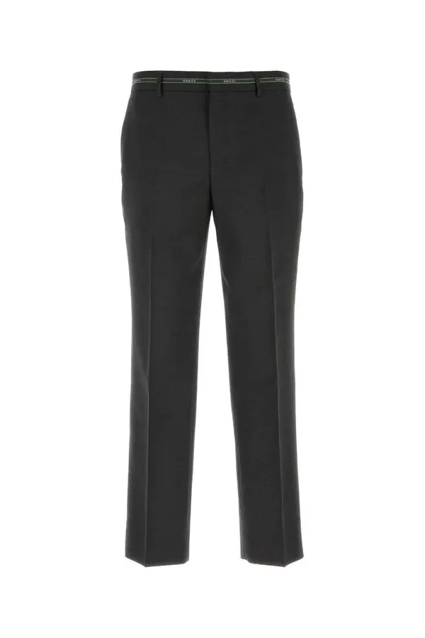 Gucci Charcoal Wool Pant - Gray