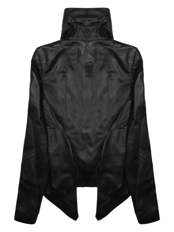 Rick Owens Giacca Biker In Pelle Naska