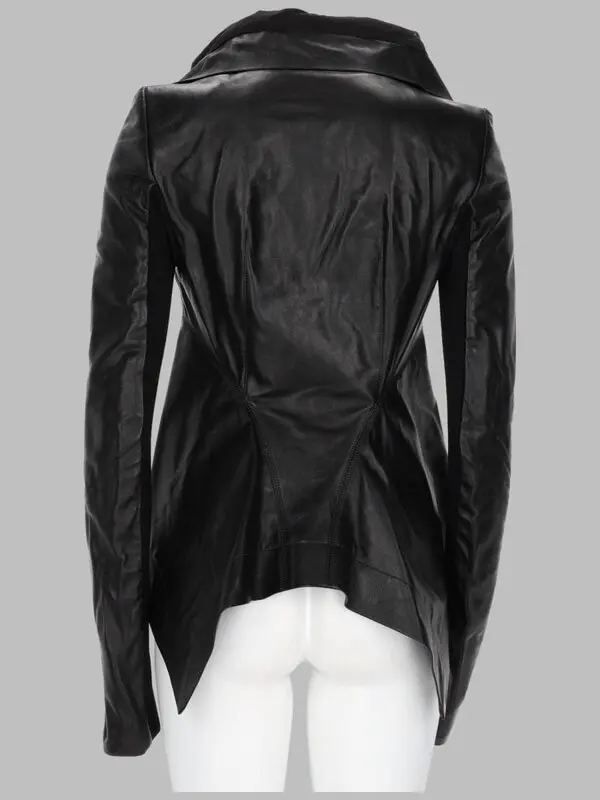 Rick Owens Naska Leather Biker Jacket