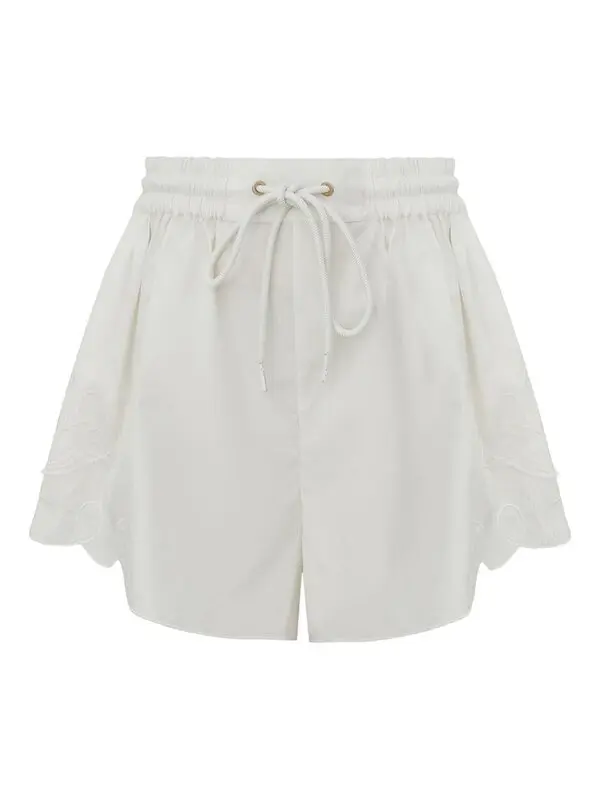 Zimmermann Daylight Cotton Shorts - Multicolor