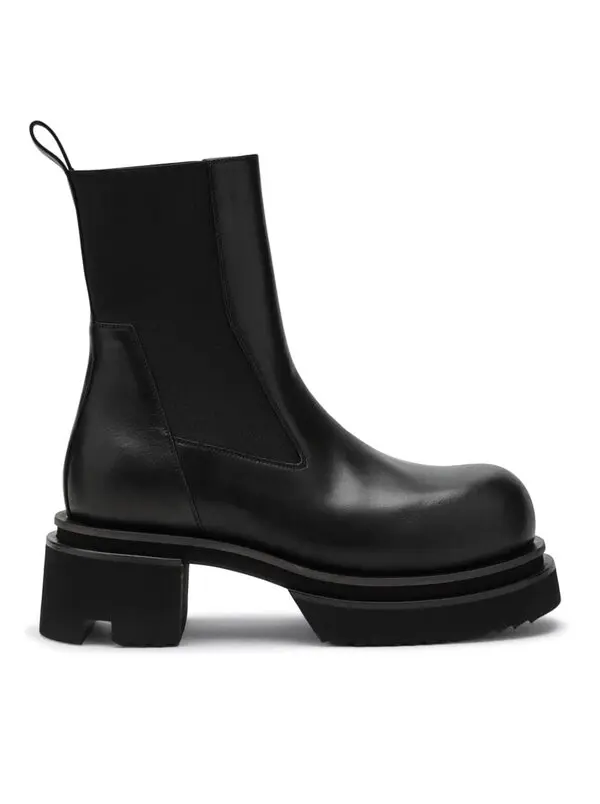 Rick Owens Bogun Leather Boots