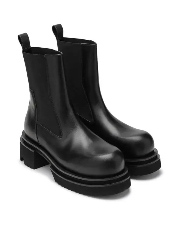 Rick Owens Bogun Leather Boots