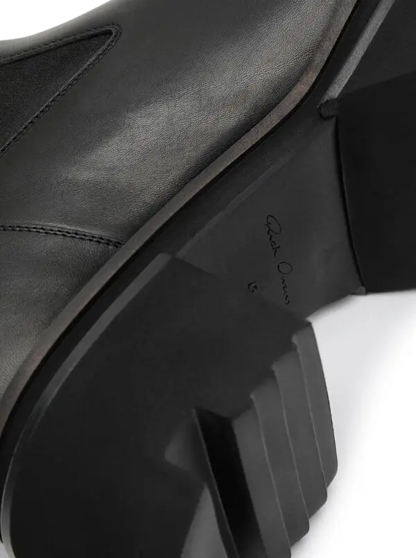 Rick Owens Bogun Leather Boots