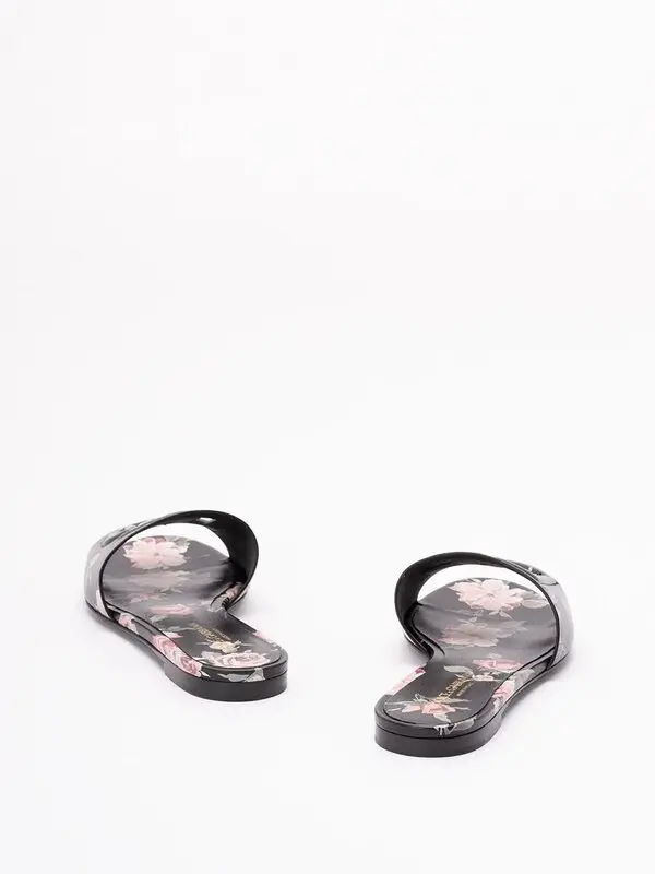 Dolce & Gabbana Floral Print Sliders - Multicolor