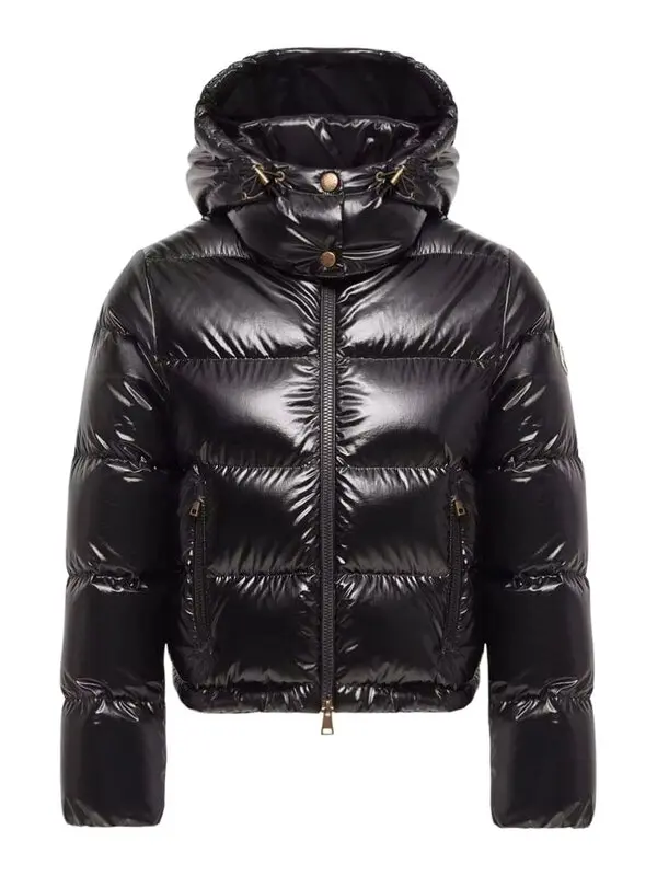 Moncler Niveole Short Nylon Down Jacket - Black